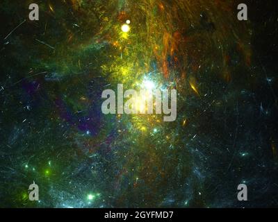 realistic nebula galaxy useful as a background Stock Photo - Alamy