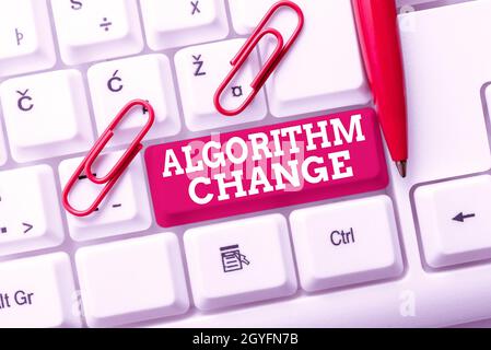 New technology algorithm idea, abstract background digital technology ...