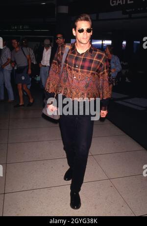 Jim Carrey 1994 Credit: Ralph Dominguez/MediaPunch Stock Photo - Alamy