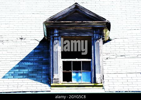 SECRET WINDOW: A mysterious looking attic window takes center stage in ...