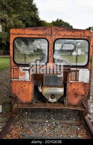 Railroad maintenance car, built by Fairway Railway Motors Inc Stock ...