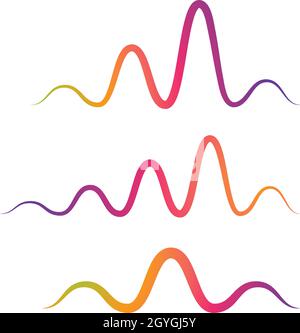sound wave music logo vector template Stock Vector Image & Art - Alamy