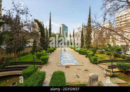 LEBANON, BEIRUT, REMEIL, ST NICHOLAS STAIRS IN MAR NICOLAS AREA Stock ...