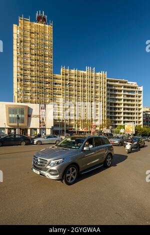 LEBANON, BEIRUT, RAS BEYROUTH, DUNANT STREET, CONCORDE BUILDING Stock ...