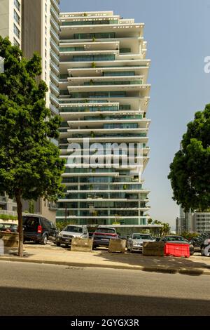 LEBANON, BEIRUT, DOWNTOWN BEIRUT, BEIRUT TERRACES BUILDING (ARCHITECT ...