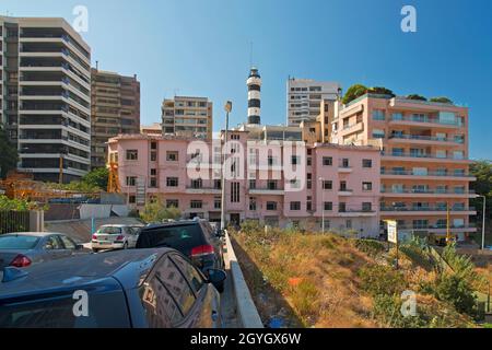 LEBANON, BEIRUT, RAS BEYROUTH, MANARA, OLD BEIRUT LIGHTHOUSE Stock ...