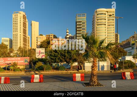 LEBANON, BEIRUT, RAS BEYROUTH, THE PINK HOUSE AND THE OLD BEIRUT ...