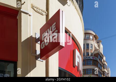 VALENCIA, SPAIN - OCTOBER 07, 2021: Five Guys is an American fast ...
