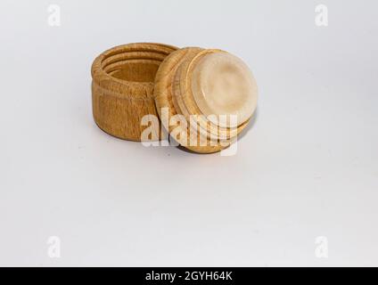 Menthol stone, brown pain relief stone on isolated white background ...