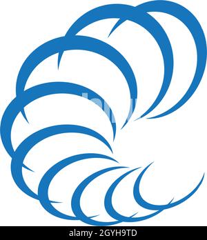 vortex vector illustration icon Logo Template design Stock Vector Image ...