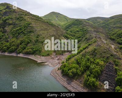 Amazing Aerial view of Studen Kladenets Reservoir, Kardzhali Region ...