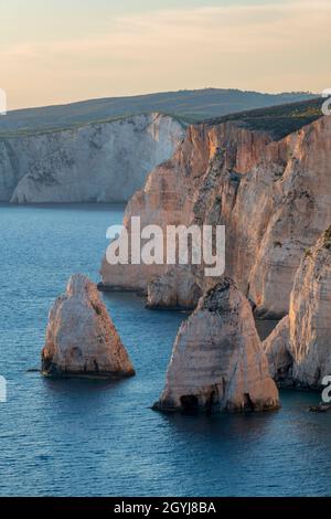 Coastal Rock Formations off Zakynthos Stock Photo - Alamy