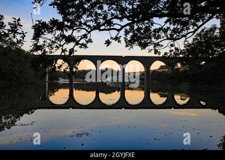 Forder Lake and Forder Viaduct, Saltash, Cornwall Stock Photo - Alamy