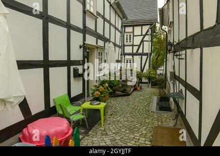 The traditional houses of Freudenburg on Germany Stock Photo - Alamy