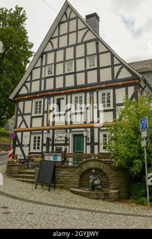 The traditional house of Freudenburg on Germany Stock Photo - Alamy