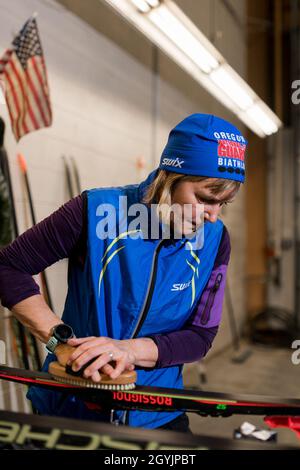 Lt. Col. Connie Opsal of the Oregon National Guard descends 'The ...
