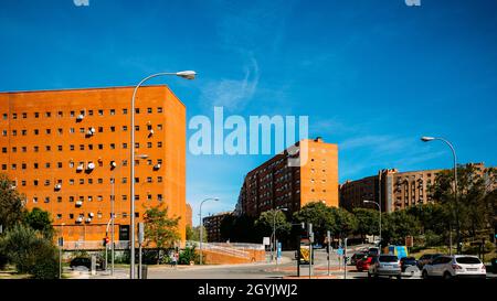 “El Ruedo” by Architect Francisco Javier Sáenz de Oiza is used as a ...
