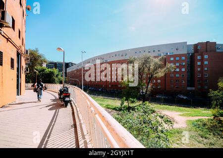“El Ruedo” by Architect Francisco Javier Sáenz de Oiza is used as a ...