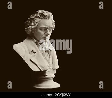 Ludwig van Beethoven - Life Mask Stock Photo - Alamy
