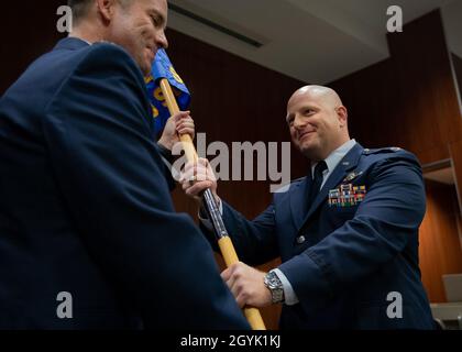 From left, Col. Jason Grandy, commander of the 919th Special Operations ...