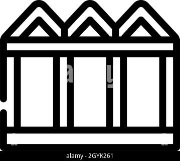 foundation metallic frame line icon vector illustration Stock Vector ...