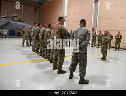 Airmen from the 142 Fighter Wing in Portland Oregon and from the 162 ...