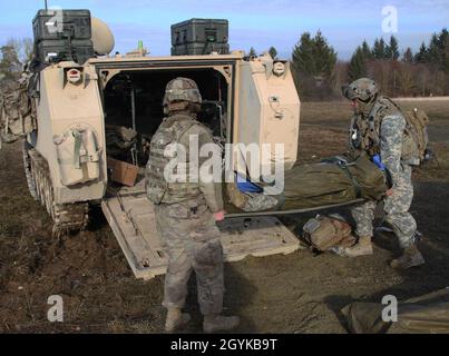 Medical M113 Armored Personnel Carrier Stock Photo - Alamy