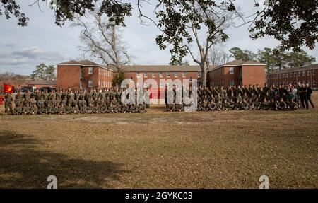 U.S. Marine Corps Cpl. Karina Contreras, a motor vehicle operator, with ...