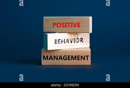 Positive behavior management symbol. Concept words Positive behavior ...