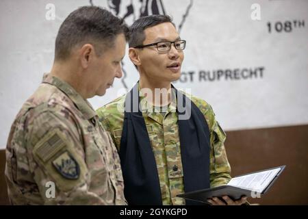 U.S. Army Soldiers from the 108th Multifunction Medical Battalion ...