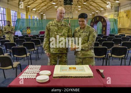 At the conclusion of their Noncommissioned Officer Induction ceremony ...