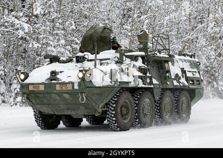 A 'Stryker' Nuclear, Biological, Chemical Reconnaissance Vehicle (NBC ...