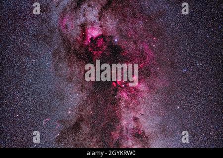 The Veil Nebula Complex in Cygnus Stock Photo - Alamy