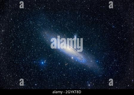 Andromeda Galaxy, M31 with Companion Galaxies Stock Photo - Alamy