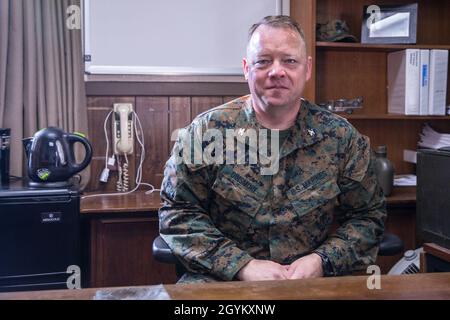 U.S. Marine Corps Col. Jeffrey Kenney, 6th Marine Regiment Commanding ...