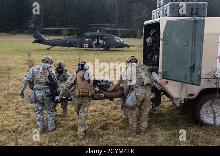 The 3rd Combat Aviation Brigade receives the new Aviation Light Utility ...