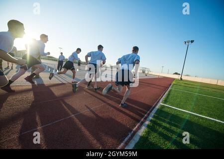 At the obstacle course at Lackland Air Force Base, Texas, basic ...