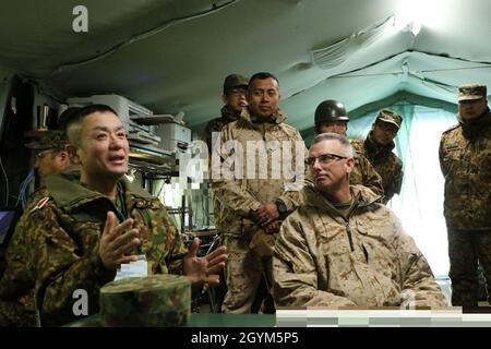 Col. Jason Perry, the Commanding Officer of 4th Marine Regiment, 3rd ...