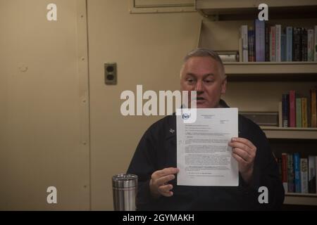 EAST CHINA SEA (Jan. 29, 2020) Capt. Daniel Mode, the Seventh Fleet ...