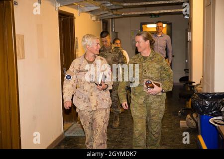 Australian Army Maj. Gen. Susan Coyle, Joint Task Force 633 commander ...