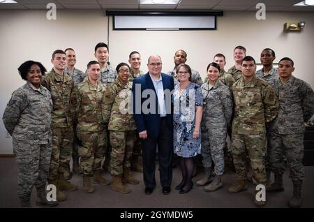 John Levitow, a Medal of Honor recipient, attends the Project Warrior ...