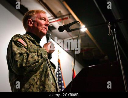Adm. James G. Foggo III, commander, U.S. Naval Forces Europe-Africa ...