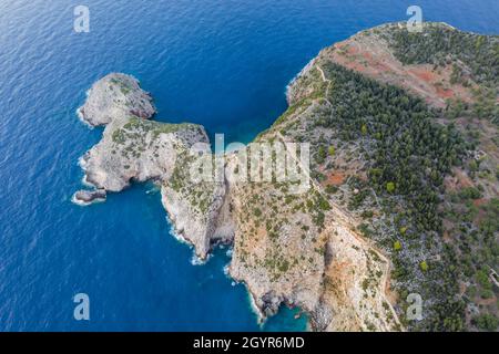 A fantastic view at Cephalonia island, famous and extremely popular ...