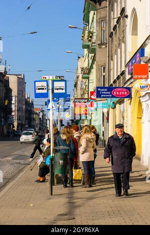 POZNAN, POLAND - Feb 23, 2014: POZNANPeople paddelling on a canoe on ...