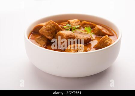 Besan Gatte Ki Sabzi or Gatta Curry Recipe, popular rajasthani menu for ...