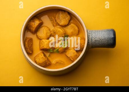 Besan Gatte Ki Sabzi or Gatta Curry Recipe, popular rajasthani menu for ...