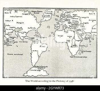 Early 1500s world map Stock Photo - Alamy