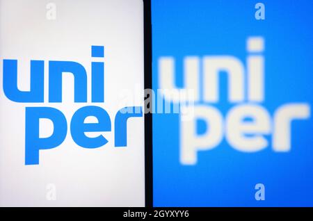 Ukraine. 9th Oct, 2021. In this photo illustration a Squid Game television series logo streaming ...