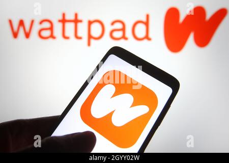 Ukraine. 9th Oct, 2021. In this photo illustration an Apex Legends logo ...