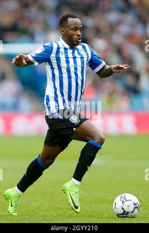 Sheffield, UK. 09th Oct, 2021. Lee Gregory #9 of Sheffield Wednesday in ...